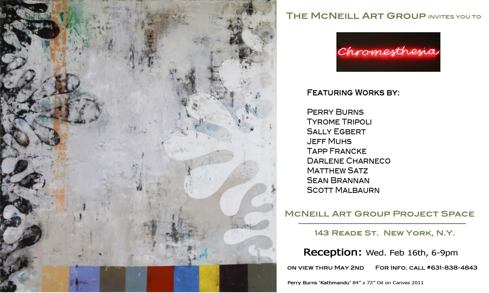 ArtHash: CHROMESTHESIA GROUP ART SHOW IN TRIBECA NYC