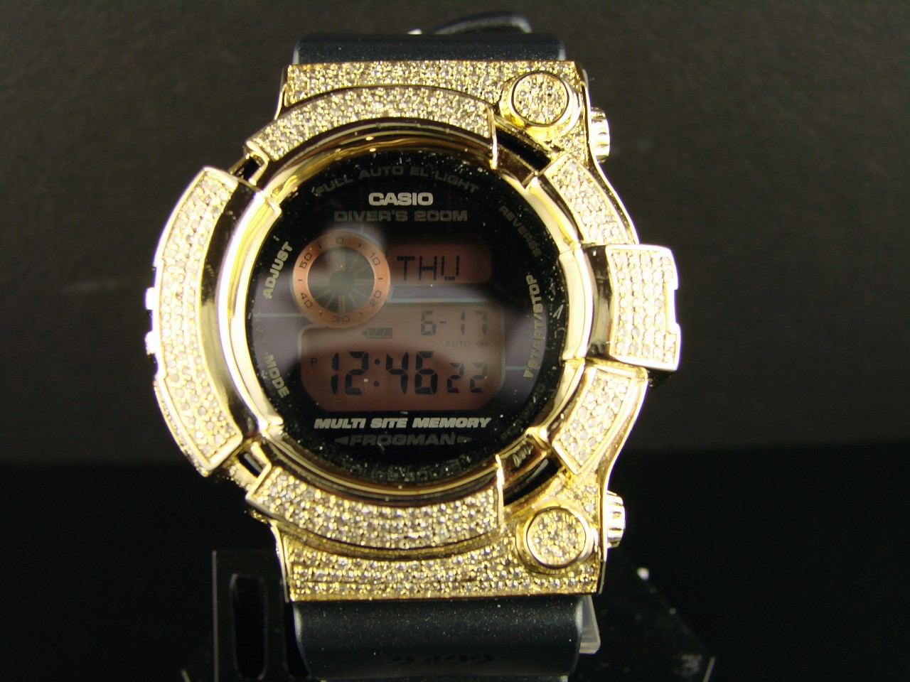 new_york_jewels: G-SHOCK/G SHOCK MEN DIAMOND WATCH 5.0 CT Black Diamond