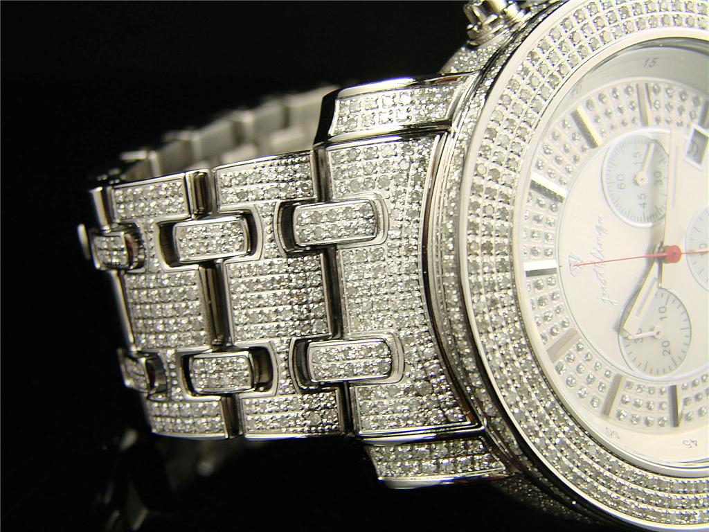 new_york_jewels: JUST BLING/JOE RODEO ULTRA BLING DIAMOND WATCH 12.00 CT