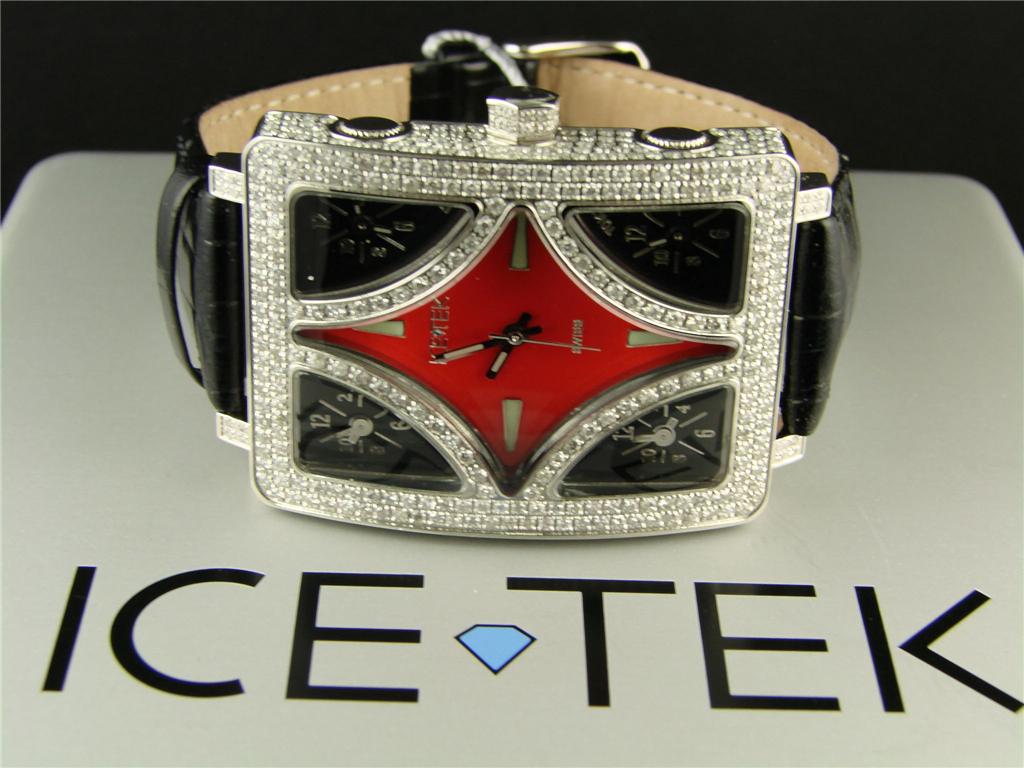 new_york_jewels: ICE TEK 7.0 CT QUINTEMPO II /JACOB BENNY DIAMOND WATCH