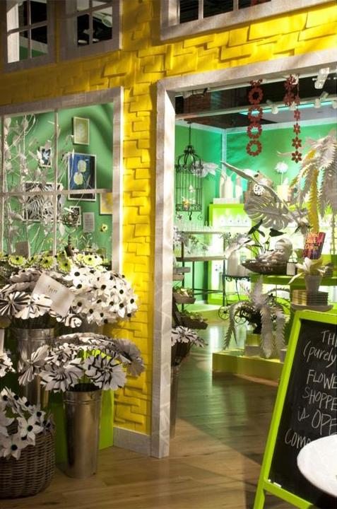 paradis express: The (purely) paper Flower Shop