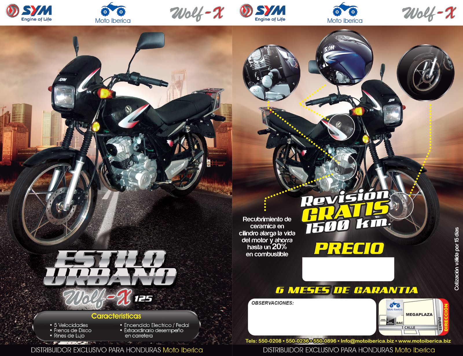 .:Graphic Design:.: MOTO IBERICA FLYER WOLF-X