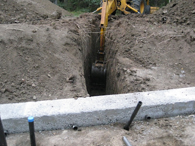 Simple man, simple plan.: Water Line Trench and Misc.