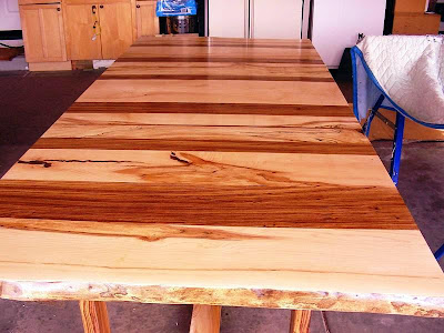 WoodRich: Soft maple dinning table top.