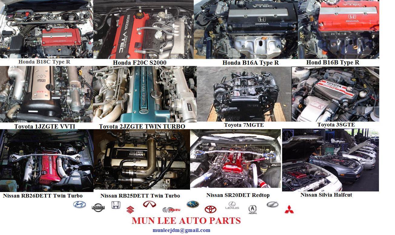 Mun Lee Auto Parts - Japan JDM Used Engines: New stock coming in for ...