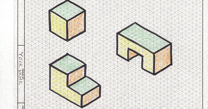 Nottingham Technology II: Isometric sketching shapes 2