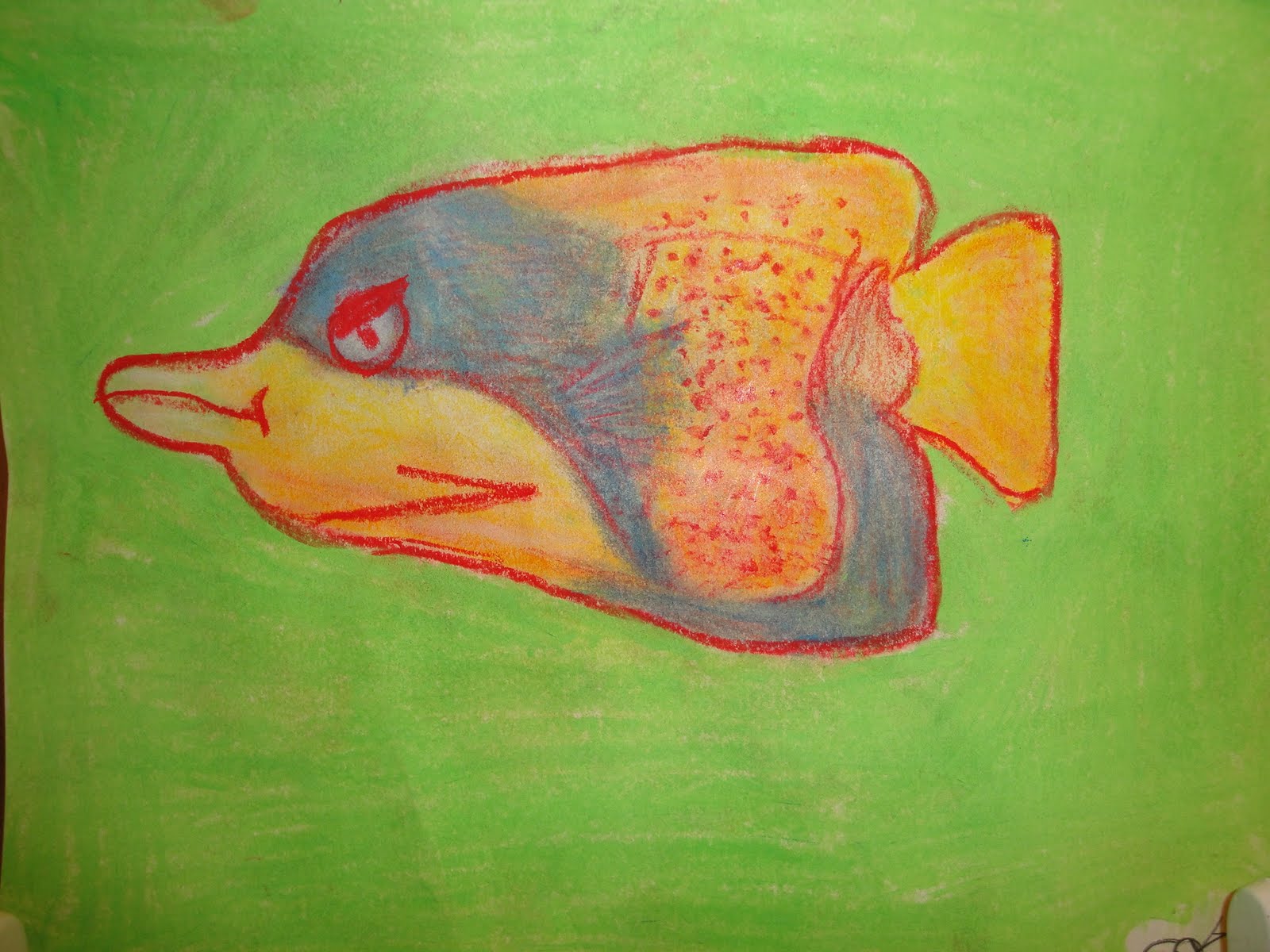 6th Grade Chalk Pastel Fish | Mrs. Hood's Art Room