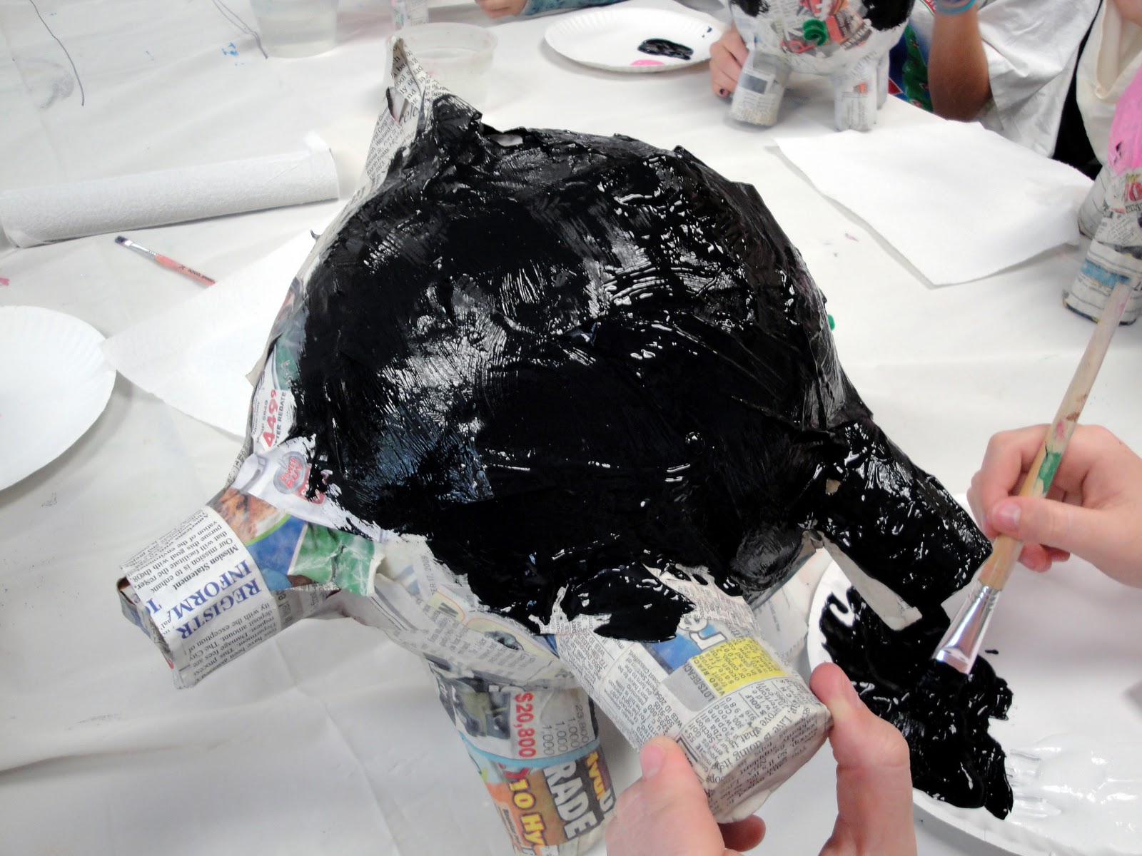 6th Grade Paper Mache Pigs | Mrs. Hood's Art Room