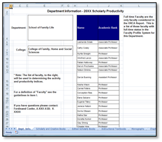 University Student VBA Projects: Faculty Profile System Report