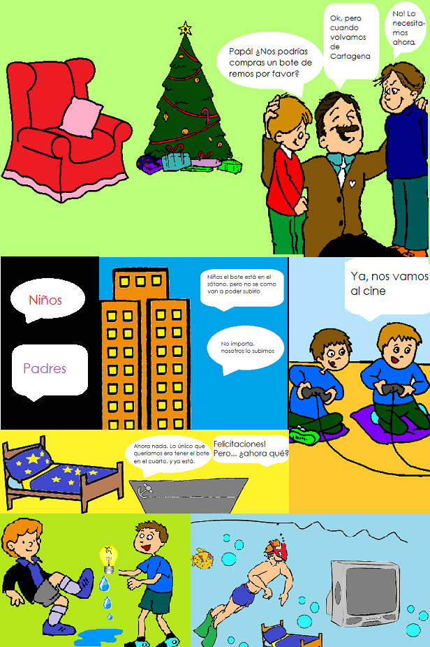 Entre Lineas: Comic de "La luz es como el agua" de Gabriel Garcia Marquez