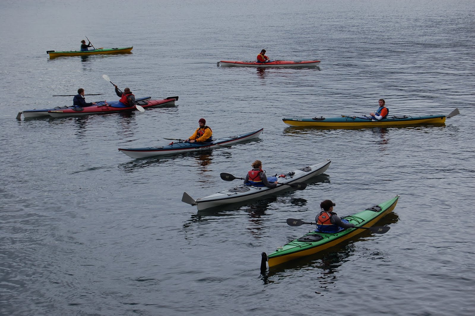 YMCA Camp Orkila: The Blog: OEE STAFF IN KAYAK TRAINING