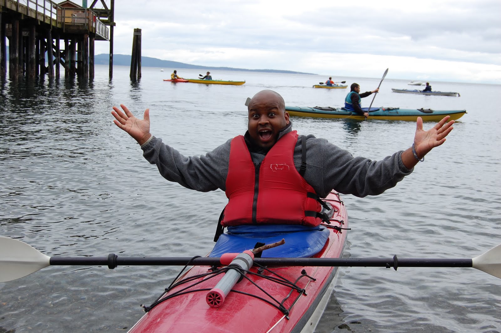 YMCA Camp Orkila: The Blog: OEE STAFF IN KAYAK TRAINING