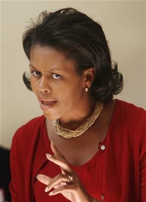 CURL: The very angry first lady Michelle Obama