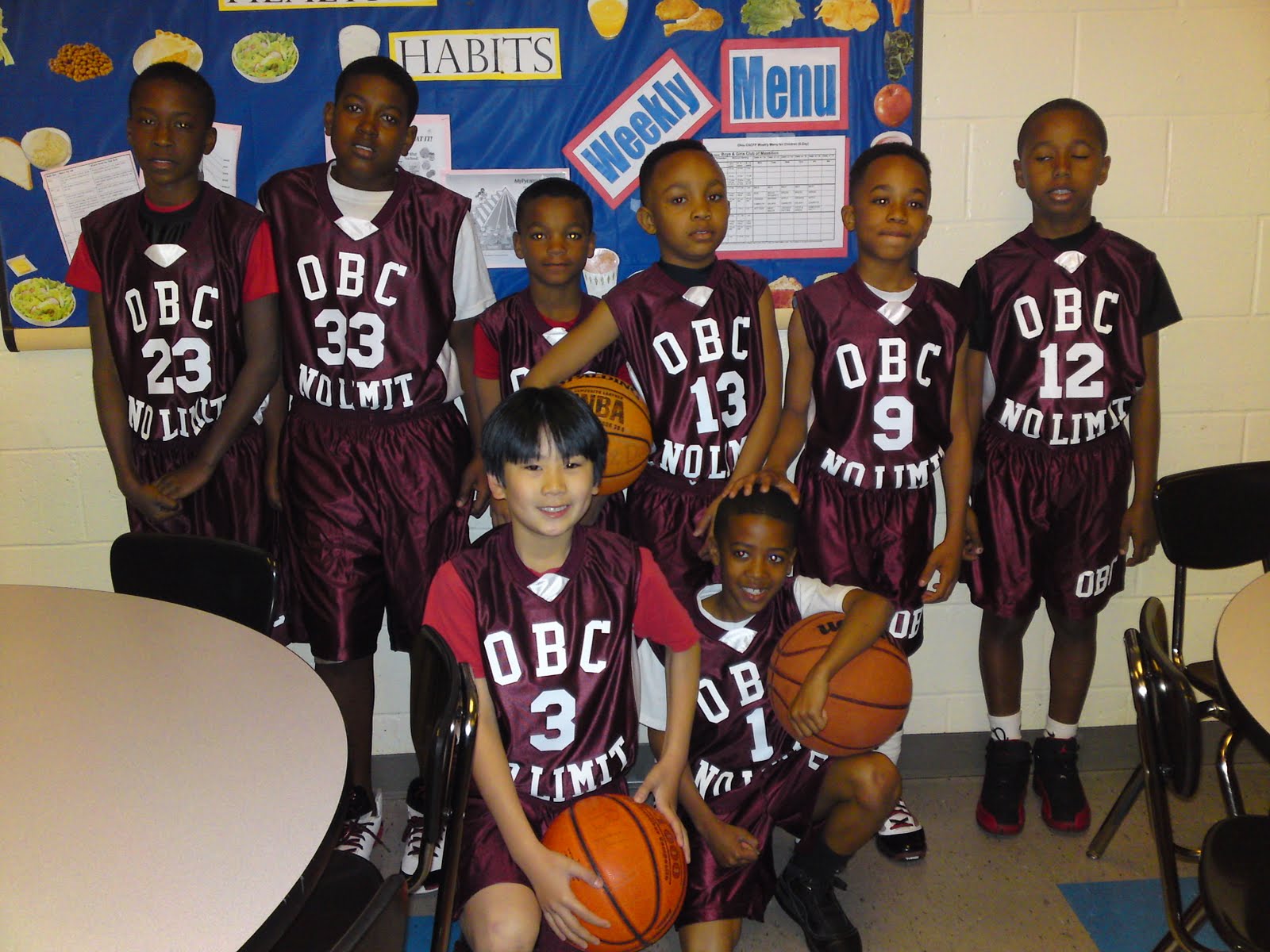 OBC/NO LIMIT BASKETBALL: Year 2010 4th Grade Team Roster