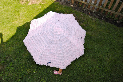 Realynn: Dollar Store Ruffled Umbrella