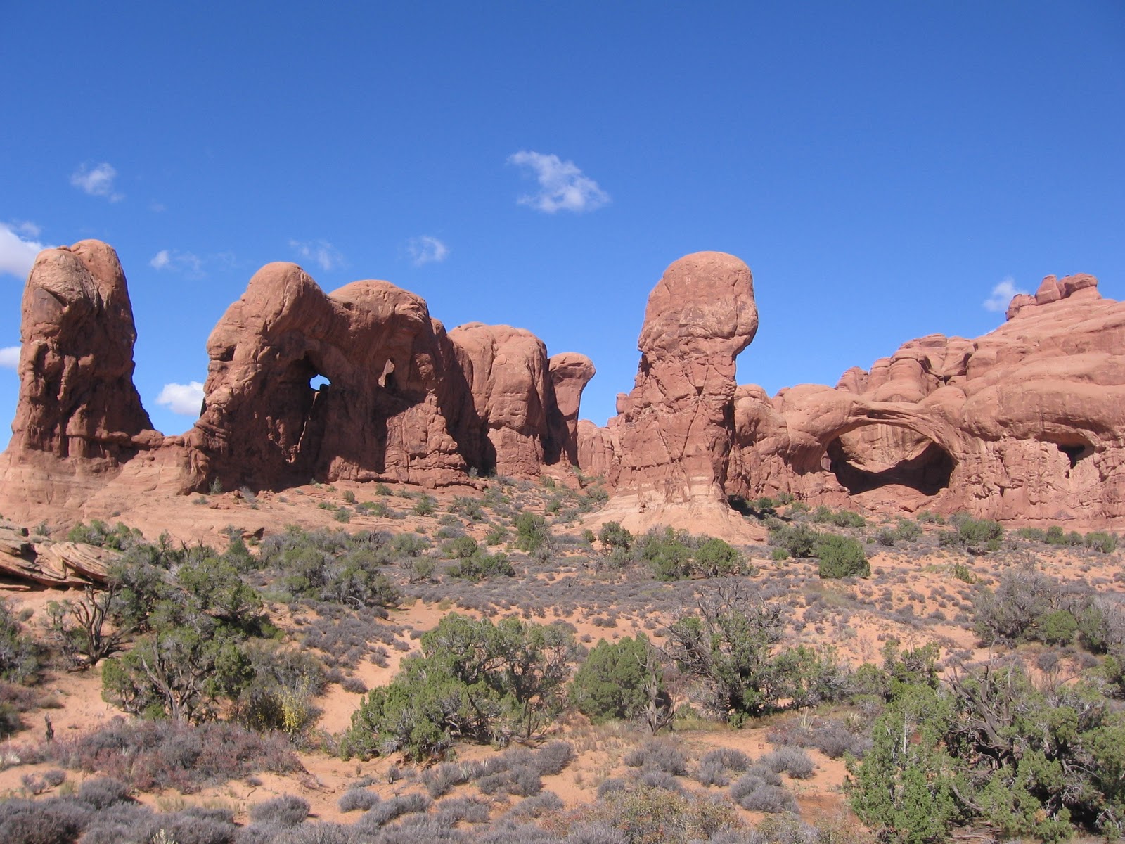 Four Corners Hikes-Arches National Park: Double Arch Trail