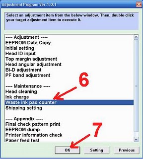 How to Reset Epson TX110 - TX111 printer Using Software