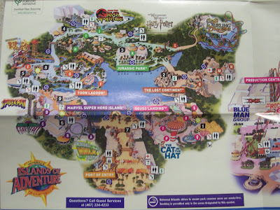 New Universal park map - Orlando Theme Park News