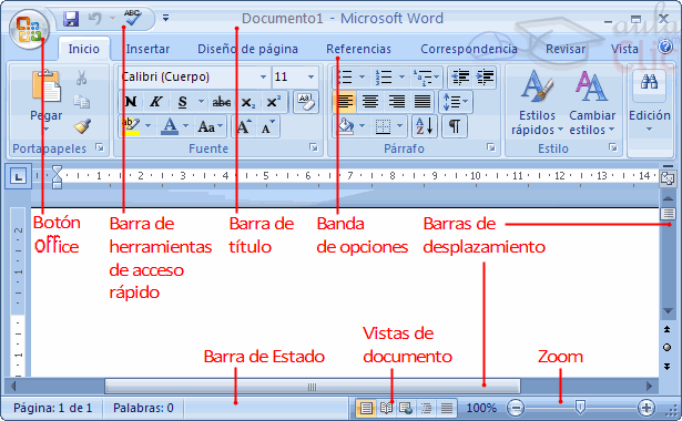 imformatica 2012: conceptos basicos de word