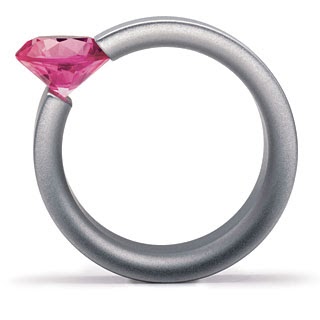 Floating Gemstones - The Tension Set Ring / The Beading Gem