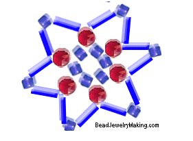 How to Make Beaded Star Tutorials / The Beading Gem