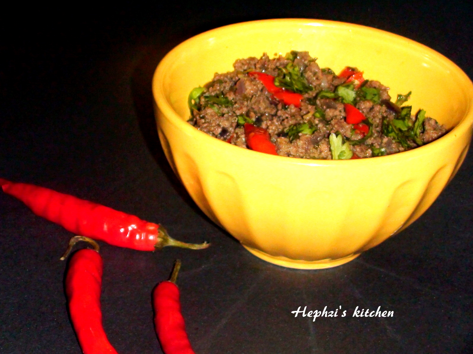 From my kitchen....: Minced meat with fresh herbs
