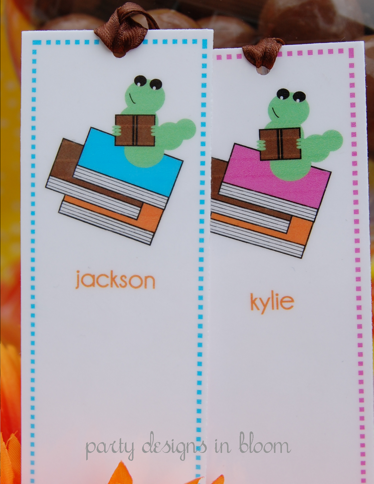 Party Designs in Bloom: Back to School Bookworm Party! {PLUS Free ...