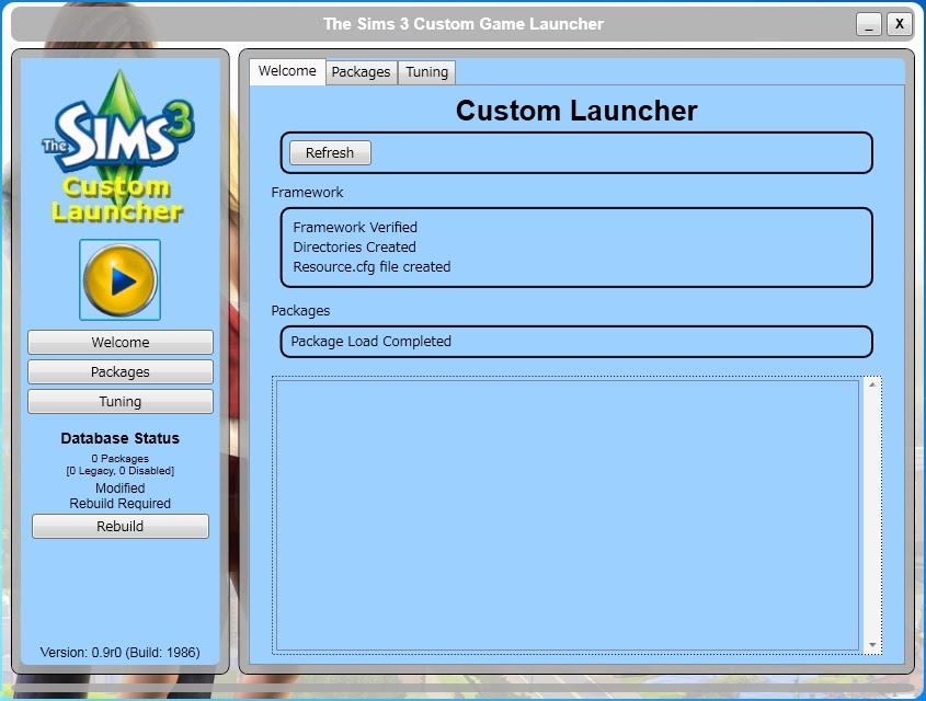 The Sims 3 Info JP: Custom Launcher with Package Management