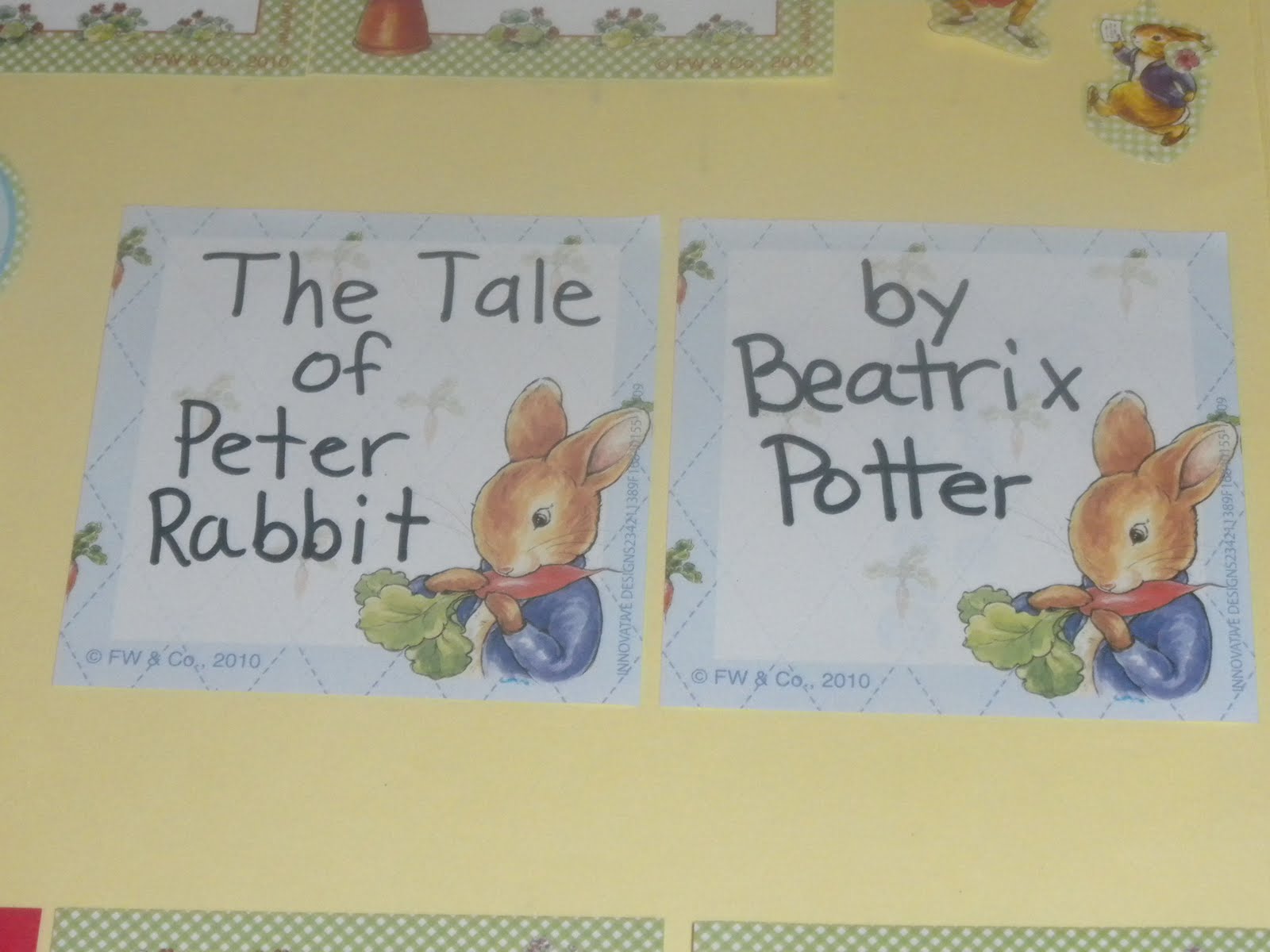 the Story of My World: Rabbit Lapbook