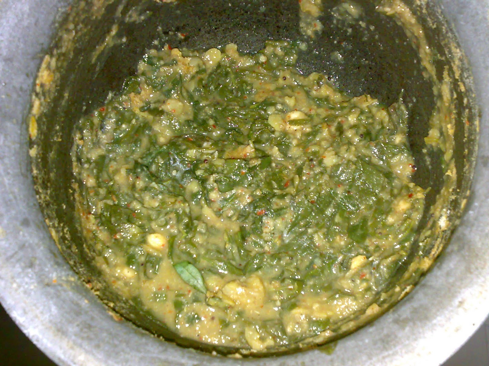 Recipes and their stories from my kitchen: Murunga keerai poriccha kootu