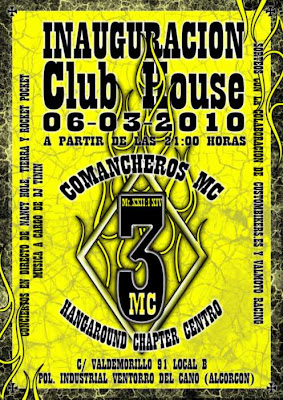 biker excalibur II: Inauguracion Club House Comancheros MC