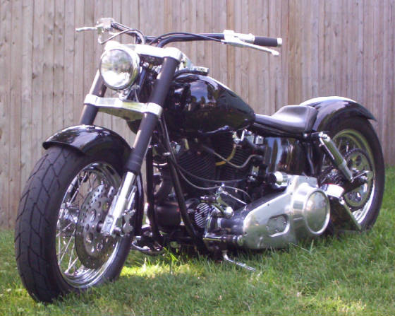 biker excalibur II: "THE BLACK BIKE" by EC Customs