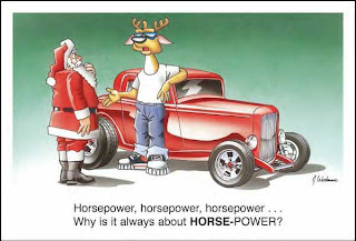 HOT RODS and JALOPIES: TOP 10 Christmas Hot Rod Art...