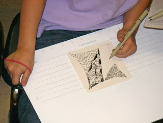 Zentangle: Zentangle in 2nd Grade
