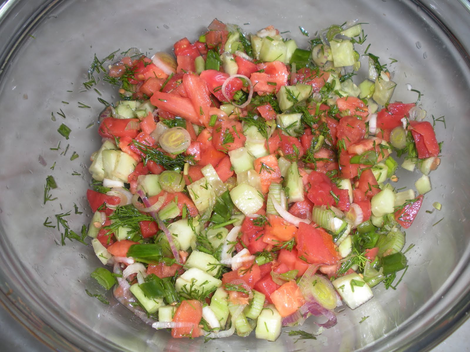 The Art of Uzbek Cuisine: Achichiq chuchuk(salad with tomatoes and ...