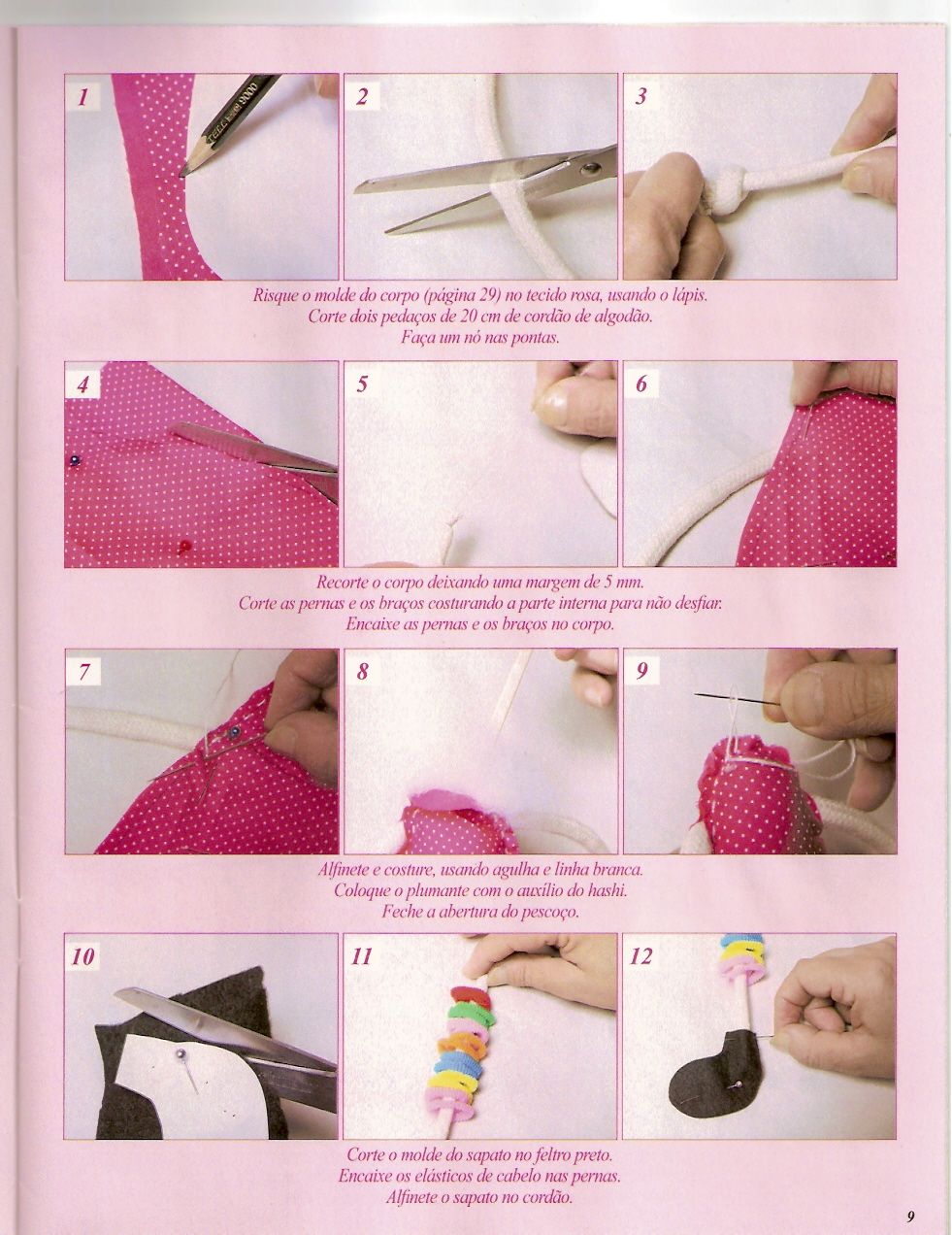 Artes da Lisandra: Boneca Porta Acessórios