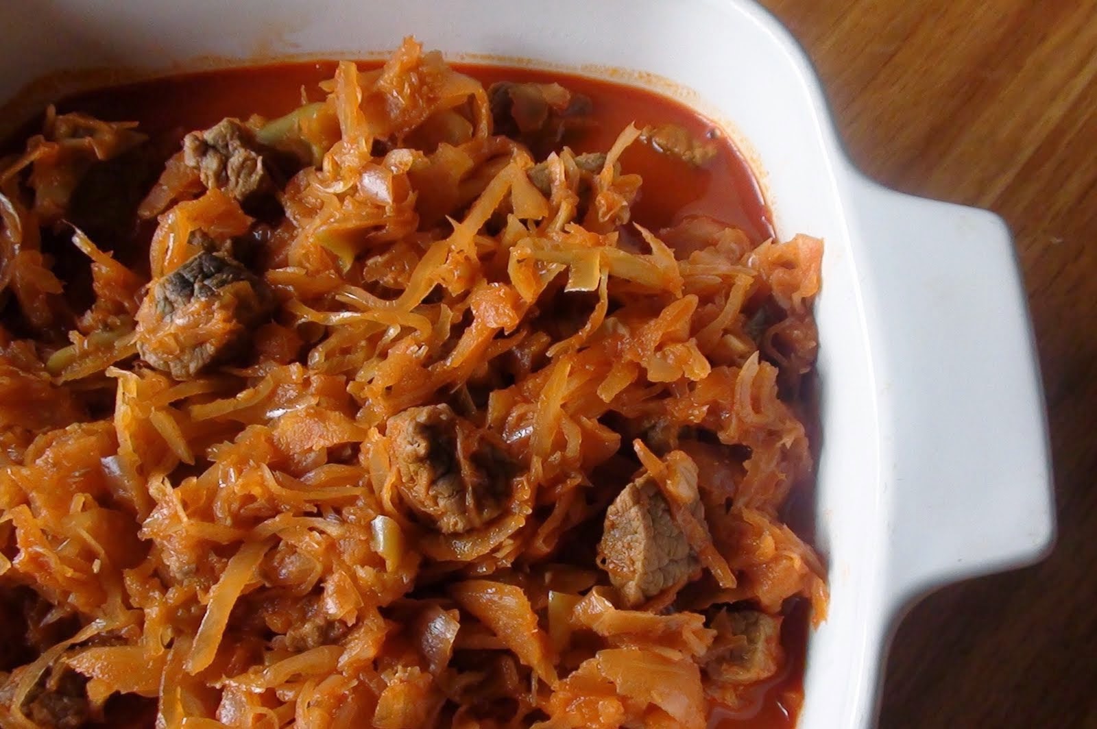 zsuzsa is in the kitchen: SAUERKRAUT GULYAS - SZÉKELY GULYÁS