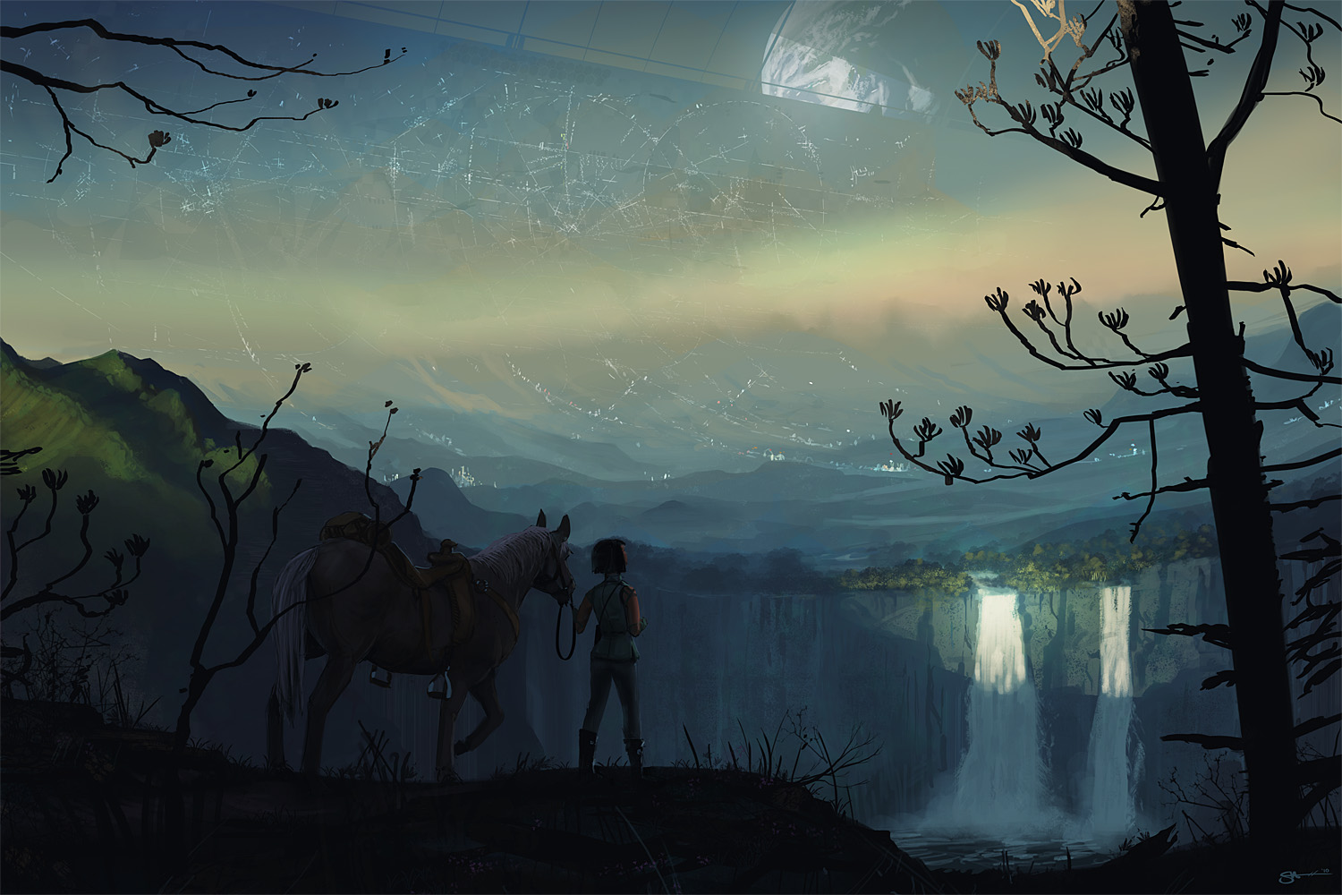 Habitat, Simon Roy, Ink, 2016 : r/Art