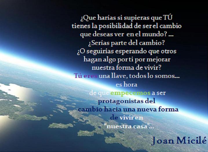 Joan Micilé: Un mensaje para un mundo mejor