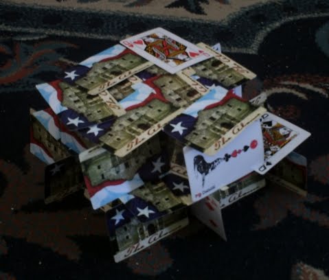 Card Houses- Frugal Fun Friday | Penniless Parenting