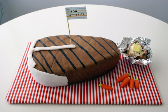 Coco Cake Land - Cakes Cupcakes Vancouver BC: Steak Anyone? Steak Cake!