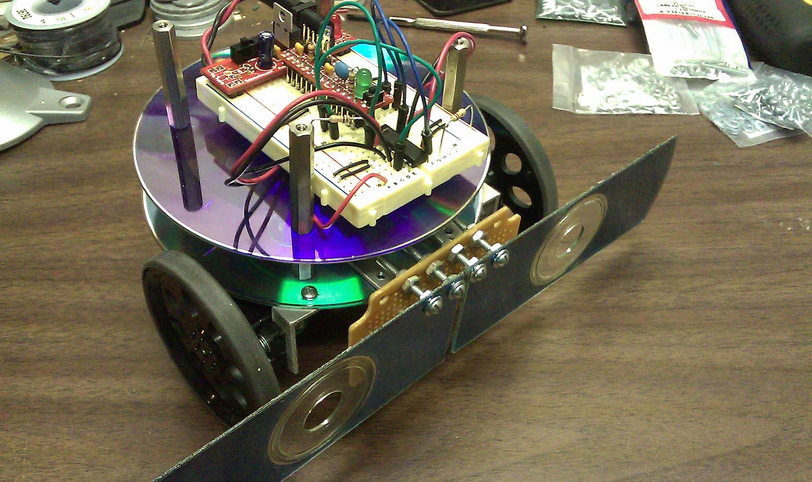 Karl Demuth - Make: Robot Build: Bumper Assembly