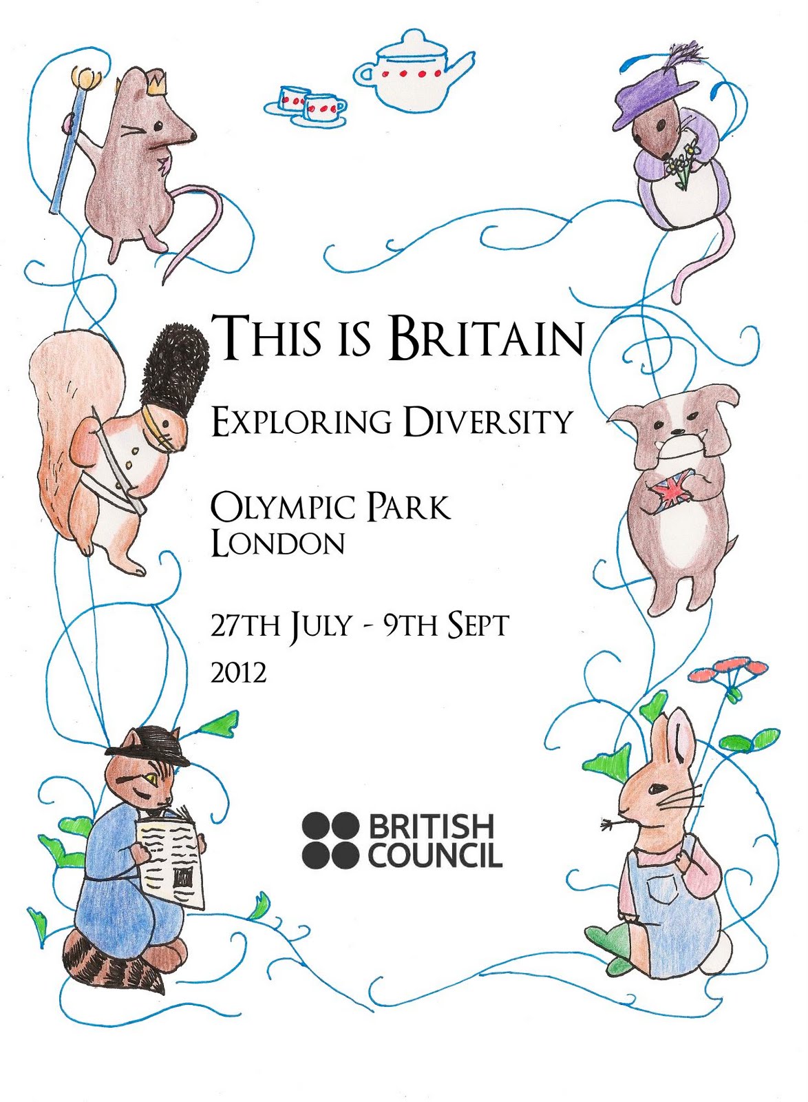 Raychul Rainbow: Britishness posters