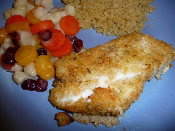 MsFlutterby Cooks? Who knew!: Baked Orange Roughy Italian-Style
