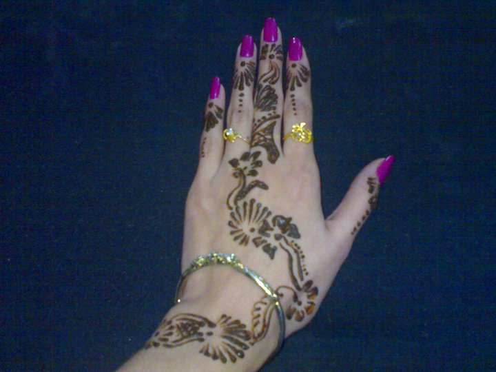 Simple Mehndi At Beautiful Hand Simple Mehndi At Beautiful Hand