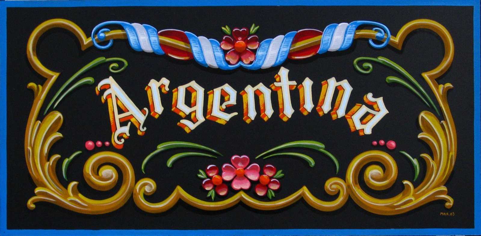 Fileteado porteño - Arte bien argentino - Taringa!