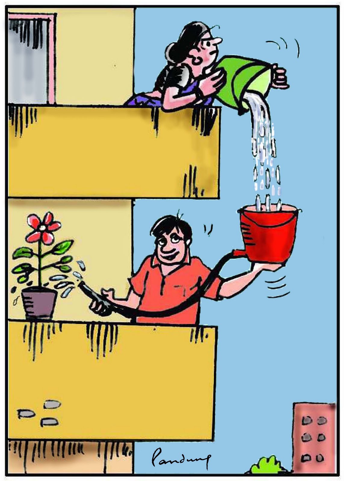 SILENT TOONS from Panduranga: Save Water