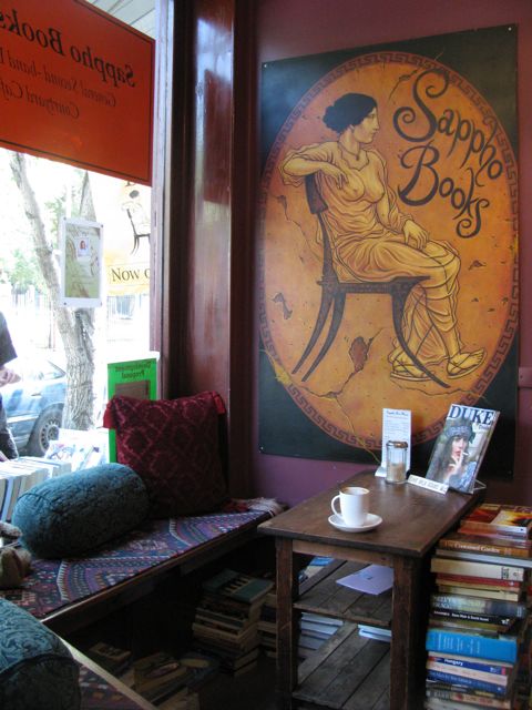 Green Gourmet Giraffe: Sappho Bookstore Cafe - for the literati who lunch