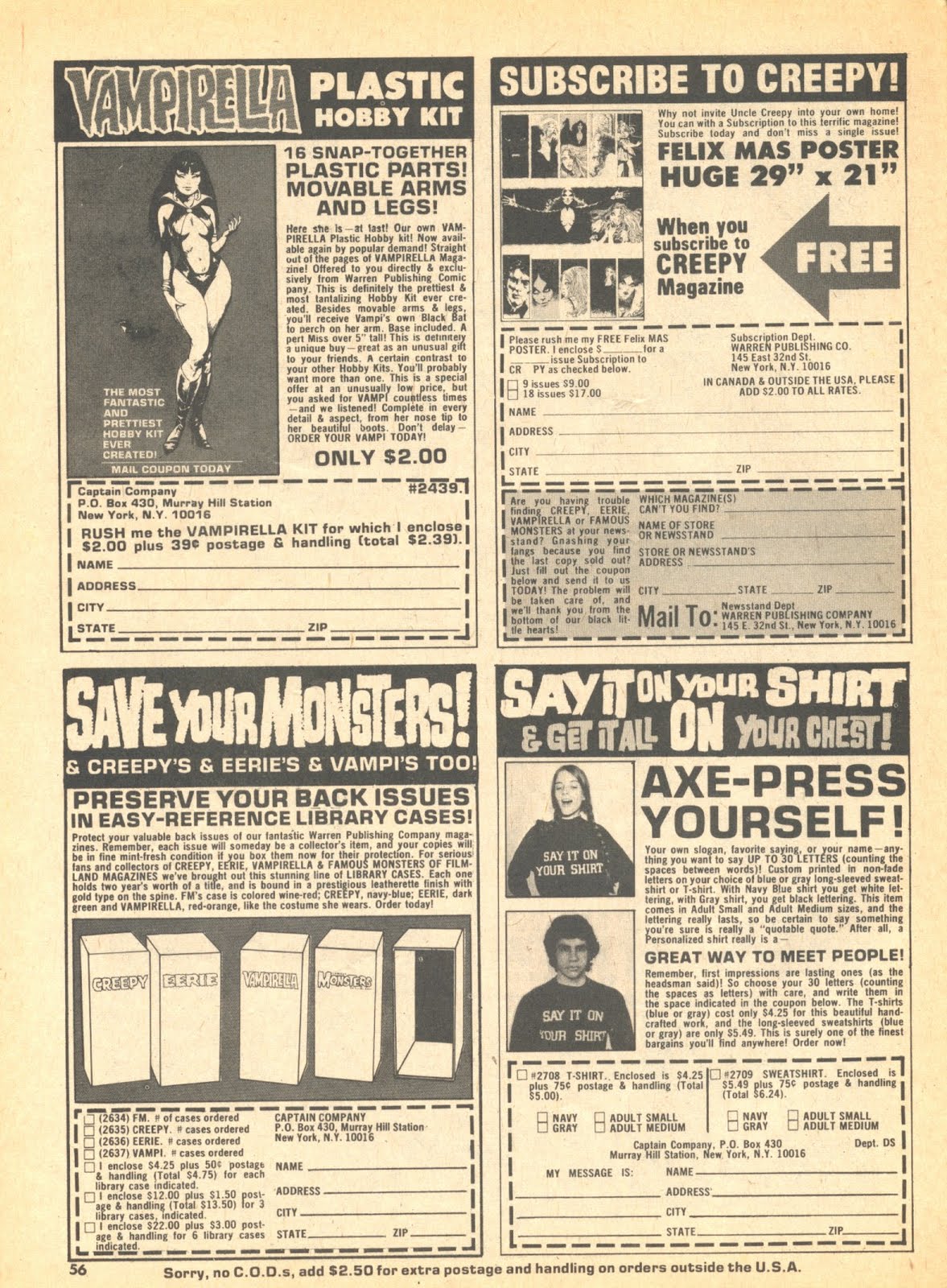 Diversions of the Groovy Kind: Black and White Wednesday: Creepy #58 ...