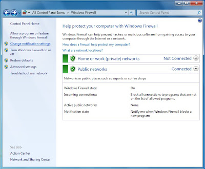 JK-NET: การปิด Windows Firewall For Windows 7